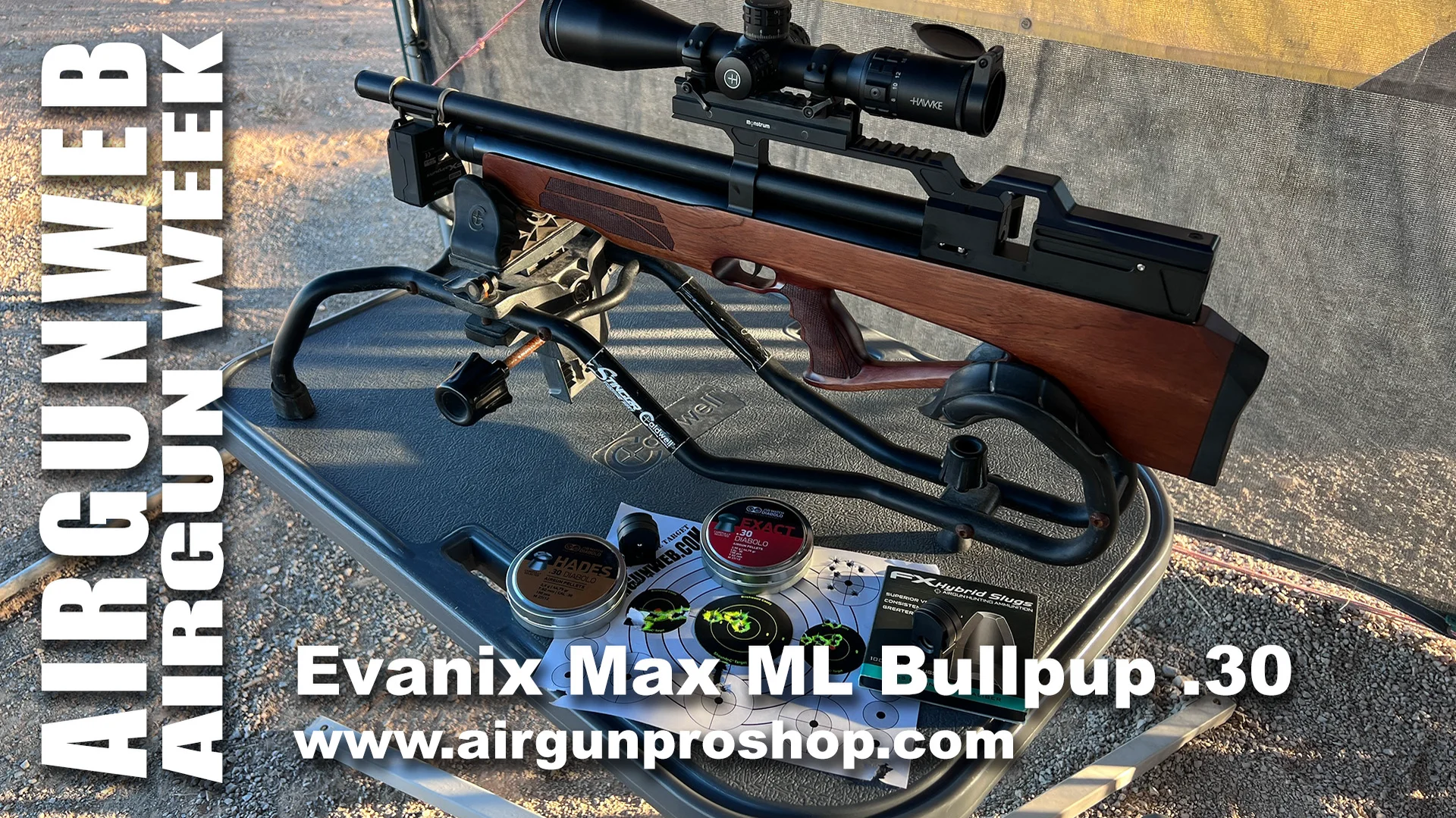 Modern Airgunner - AIRGUN WEEK 2022 - Evanix Max ML .30 Cal Side Lever ...