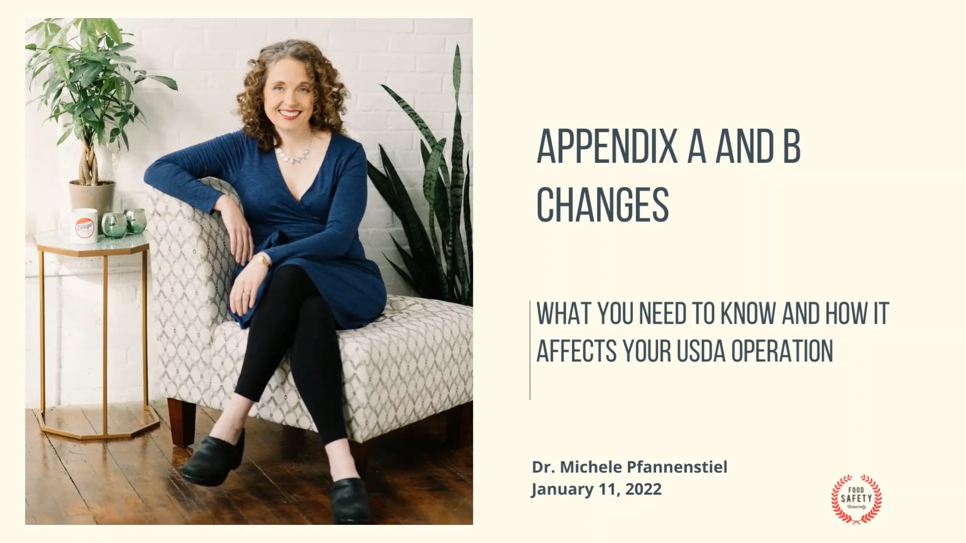 FSIS Appendix A and B Updates on Vimeo