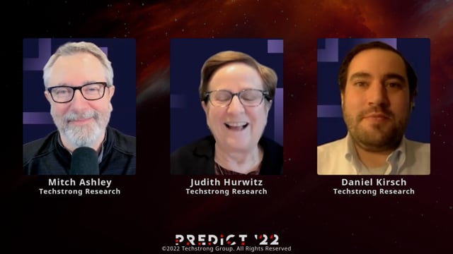 2022 Predictions - Analyst Corner, Ep 204 - Techstrong TV