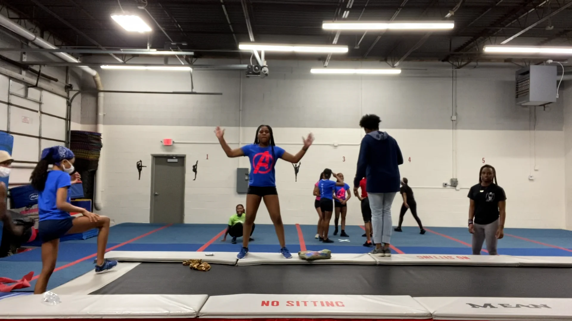 Allstar Cheer stunt practice on Vimeo