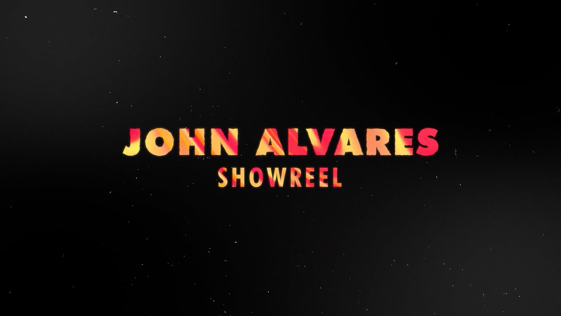 Showreel - John Alvares on Vimeo