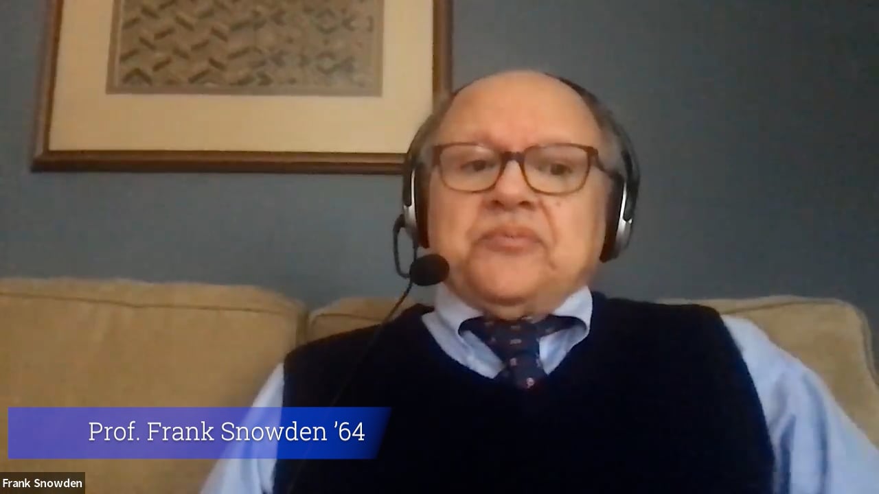 Prof. Frank Snowden ’64, guest speaker at STA’s Dr. Martin Luther King ...