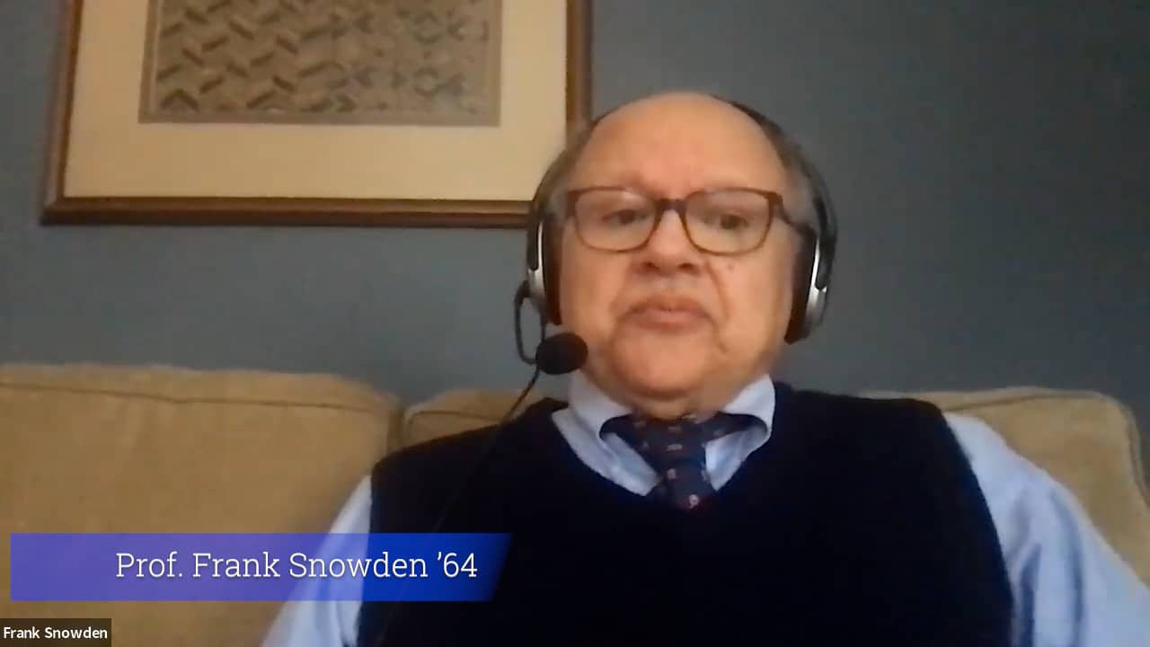 Prof. Frank Snowden ’64, guest speaker at STA’s Dr. Martin Luther King ...