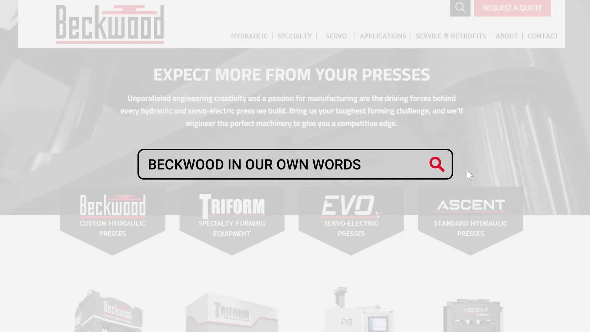 Beckwood In Our Own Words--Employee Satisfaction on Vimeo
