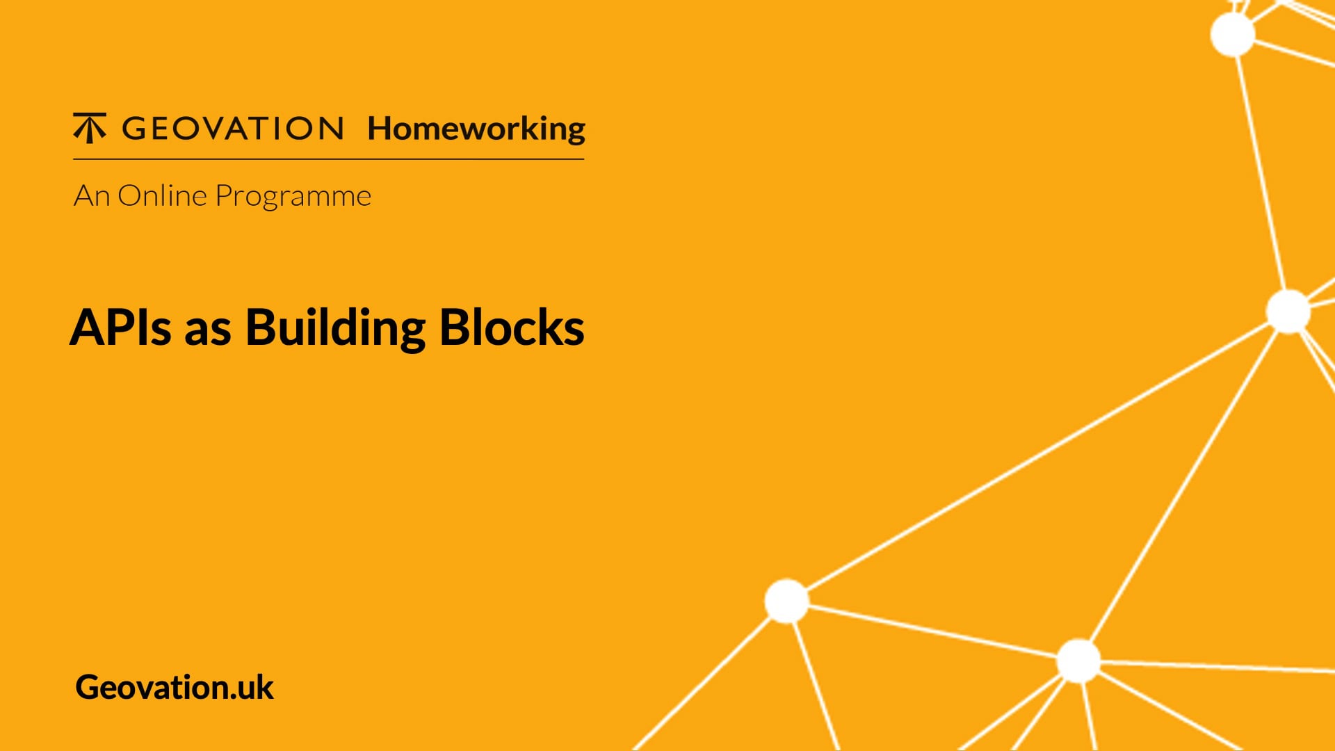 APIs as Building Blocks on Vimeo