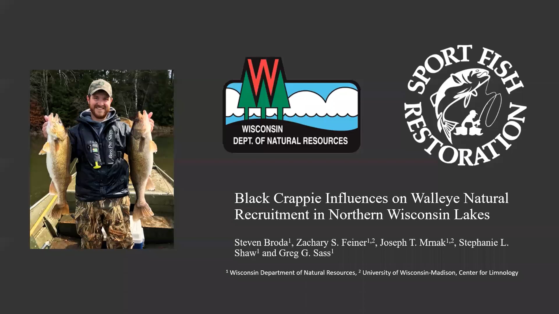 Black Crappie Influences on Walleye Natural Recruitment in Northern ...