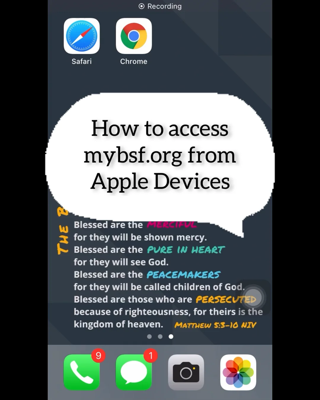 Accessing MYBSF 2.0 from your iPhone on Vimeo