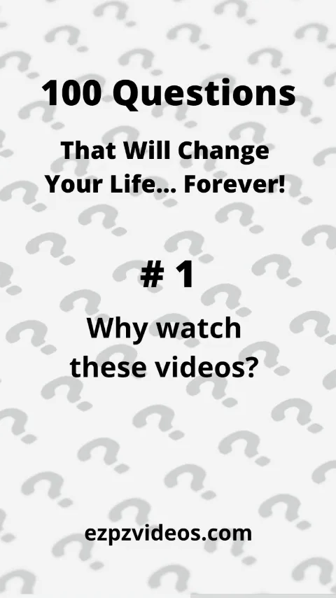 100 Questions That Will Change Your Life Forever: Why watch these ...