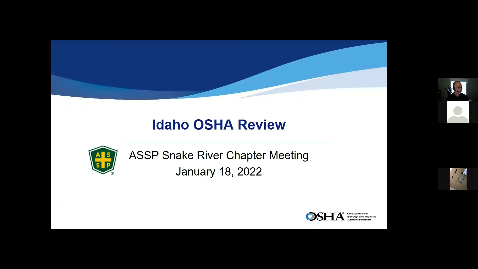 Idaho OSHA Review by David Kearns, Area Director, OSHA on Vimeo
