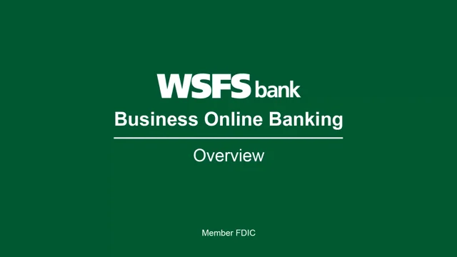 Wsfs Bank Online Banking