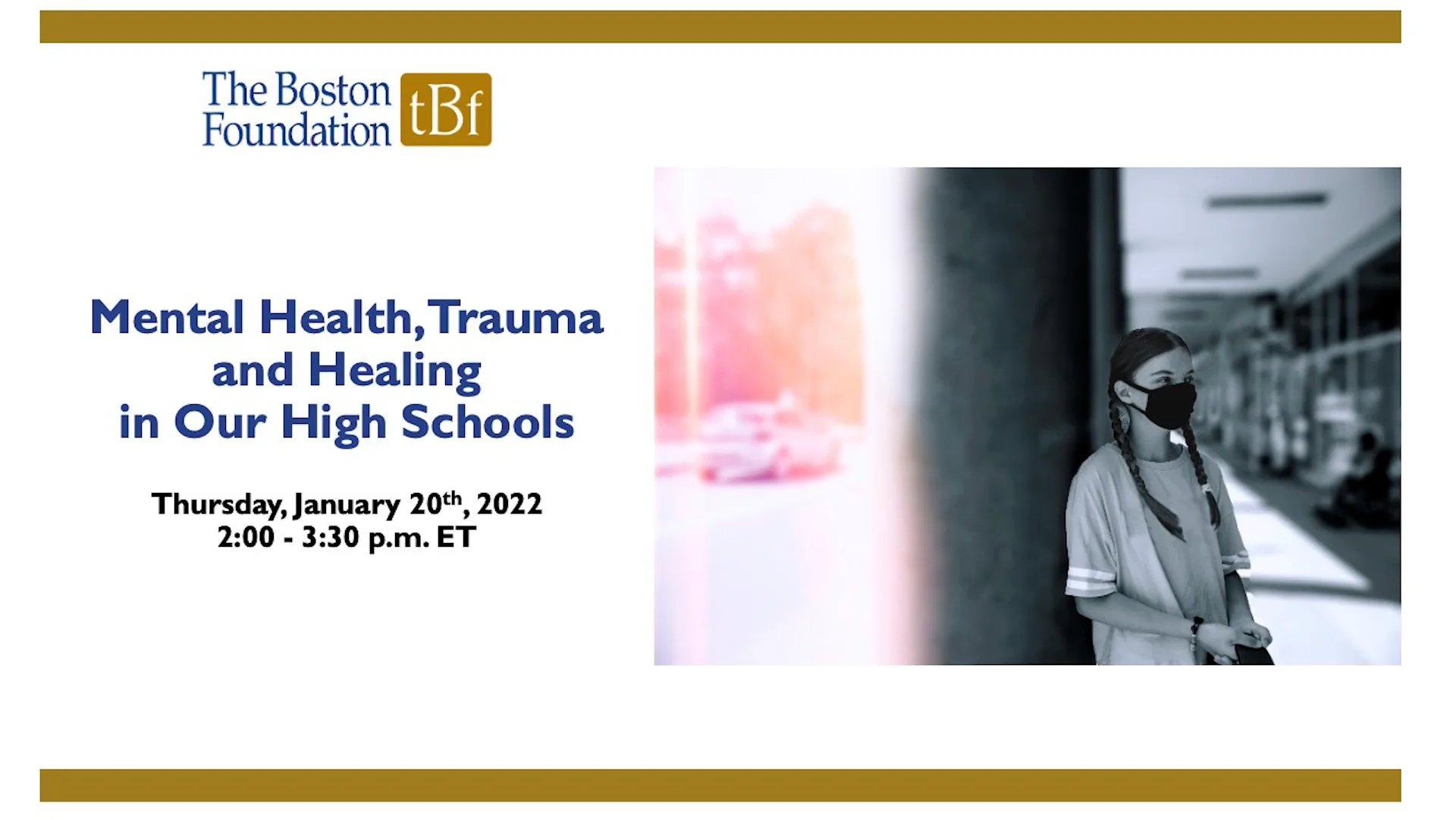 Mental Health Trauma and Healing in Our High Schools