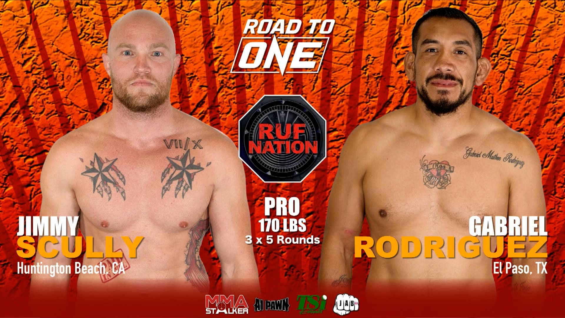 Pro 170 lbs | Jimmy Scully vs Gabriel Rodriguez, April 25th 2021 ...