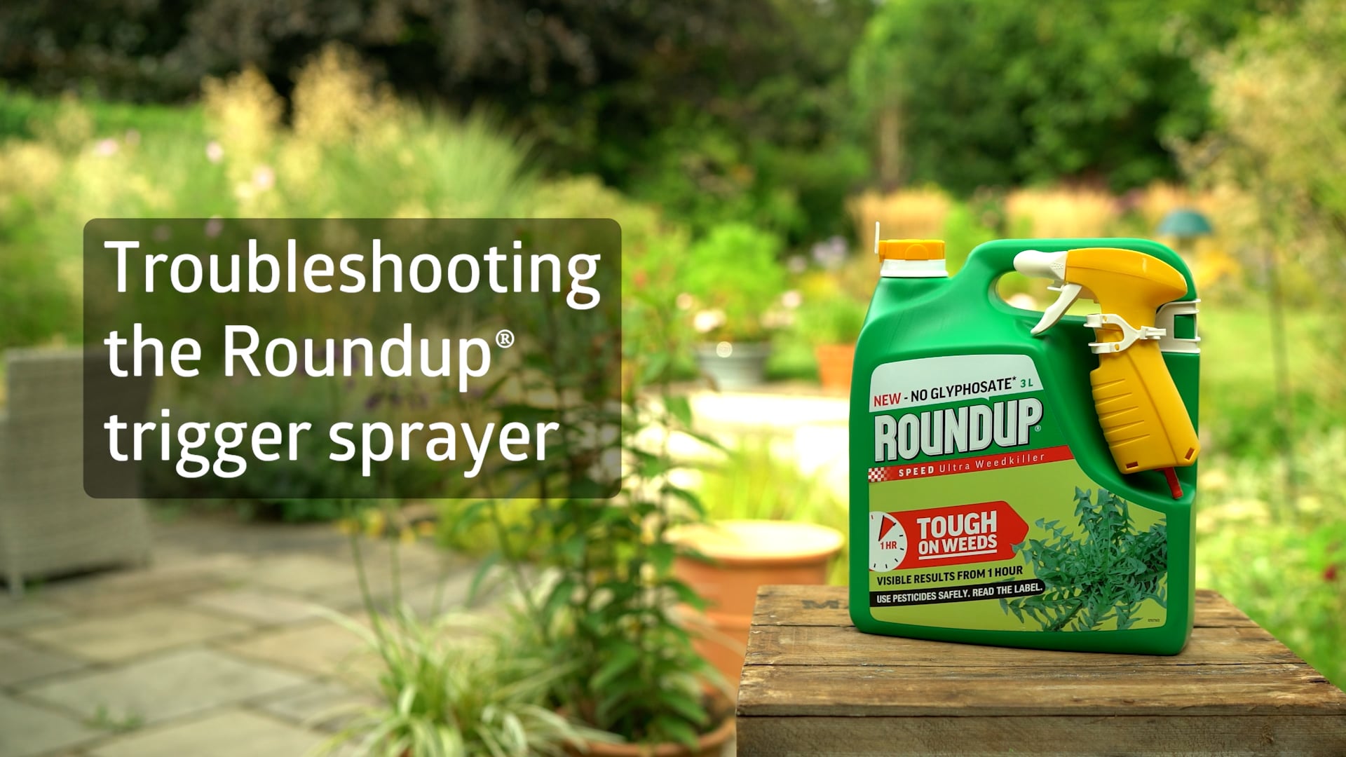 Roundup manual trigger sprayer on Vimeo