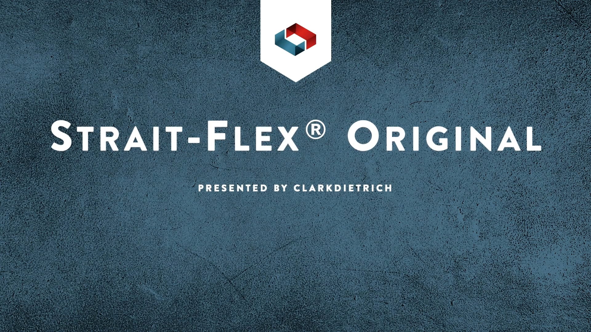 Strait-Flex® Original - Installation Instructions on Vimeo