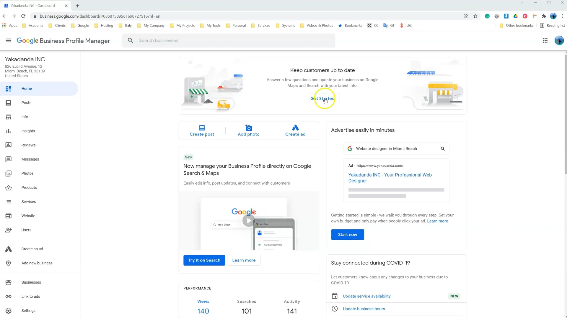 Yakadanda Tutorials - Yaka - GMB Add Peter Ricci as Manager on Vimeo