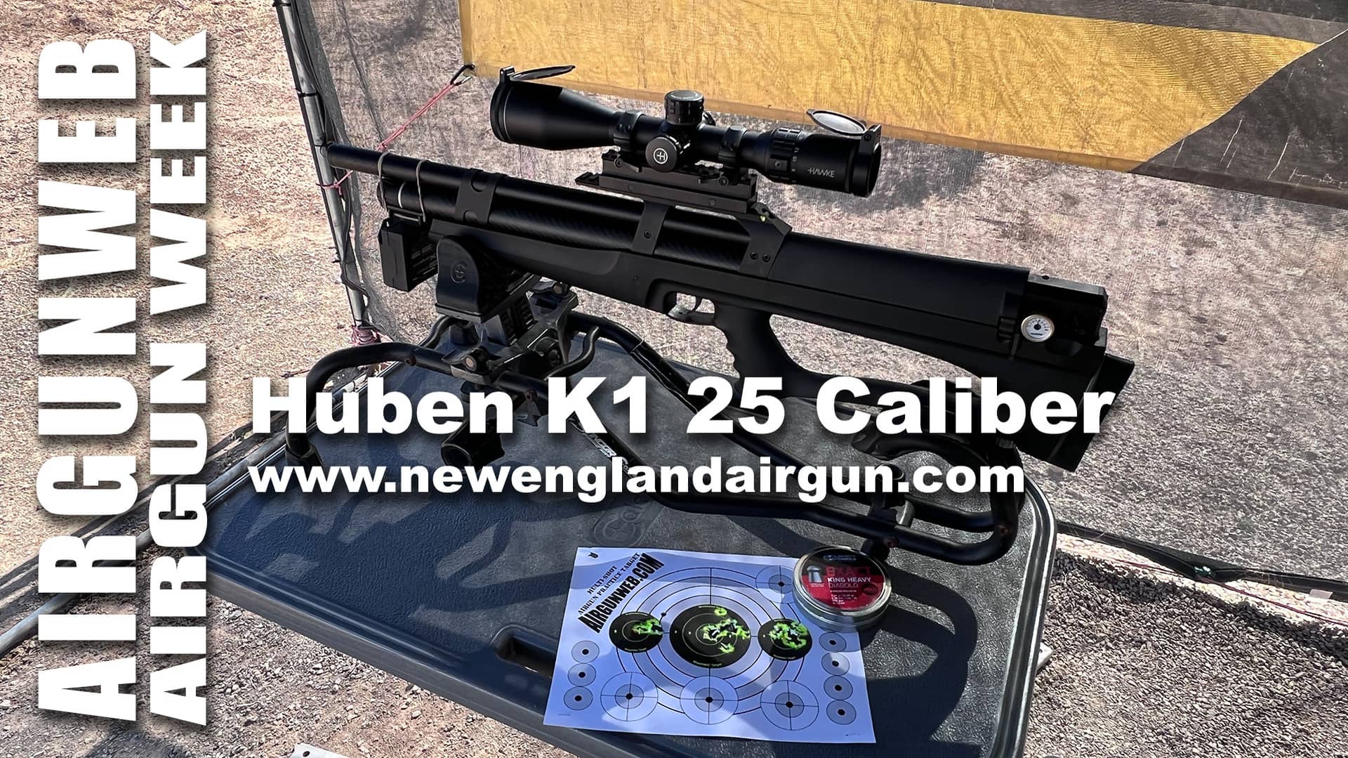 AIRGUN WEEK 2022 - Huben K1 .25 Caliber Semi-Automatic Hammerless PCP ...