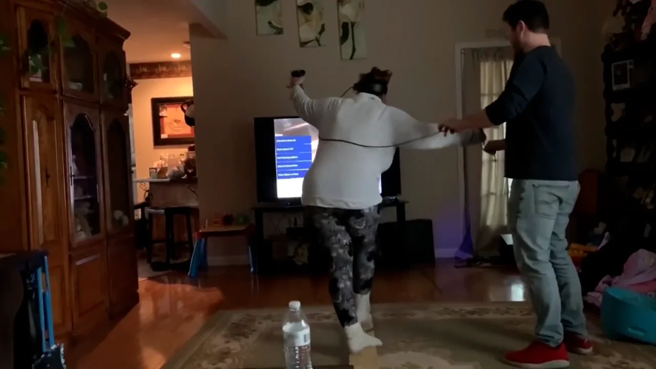 Funny VR fails PART - 1 Enjoy sweet and short compilation of VR moments ...