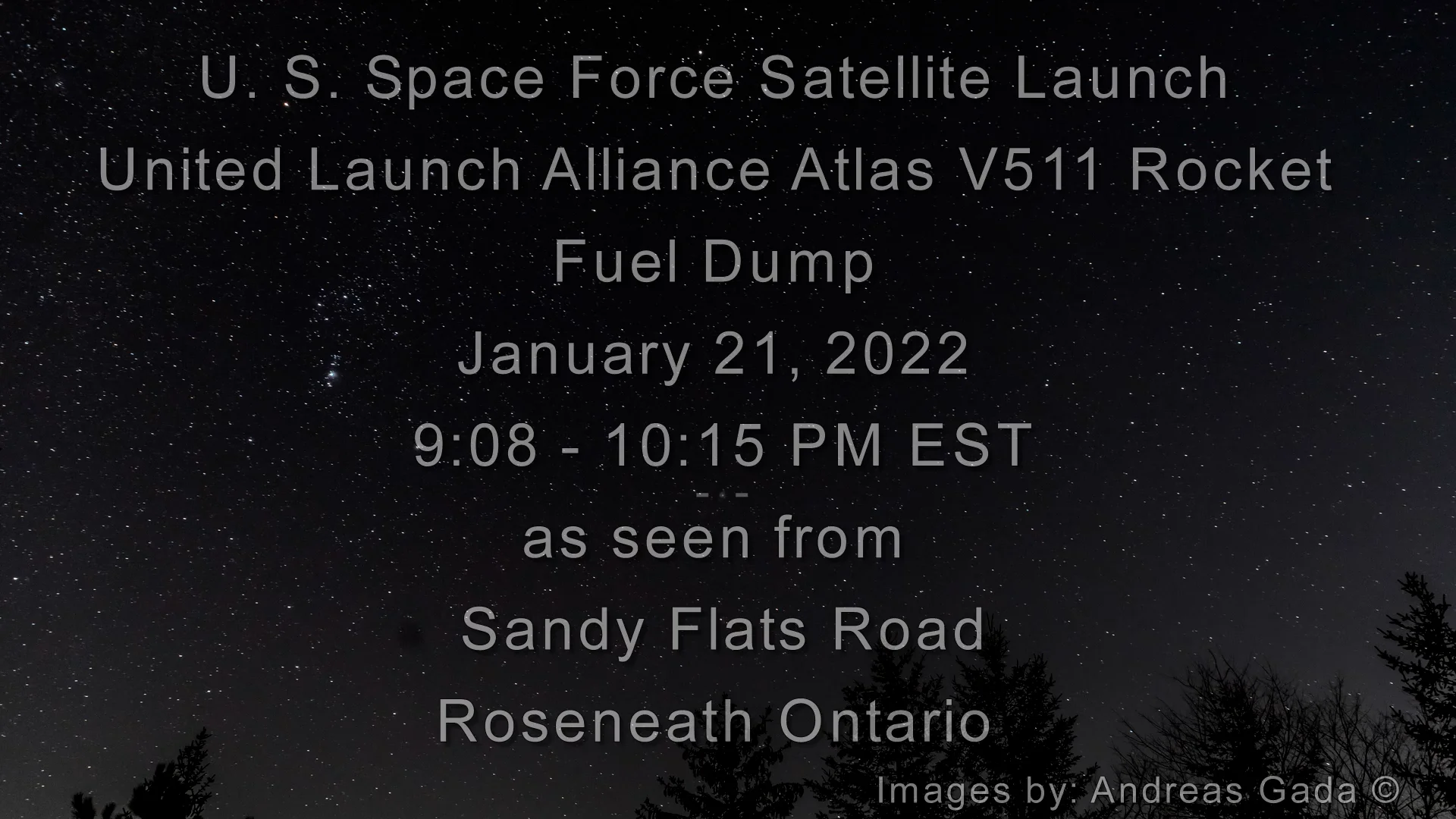 Atlas V511 Rocket Fuel Dump 20200121 1080p on Vimeo