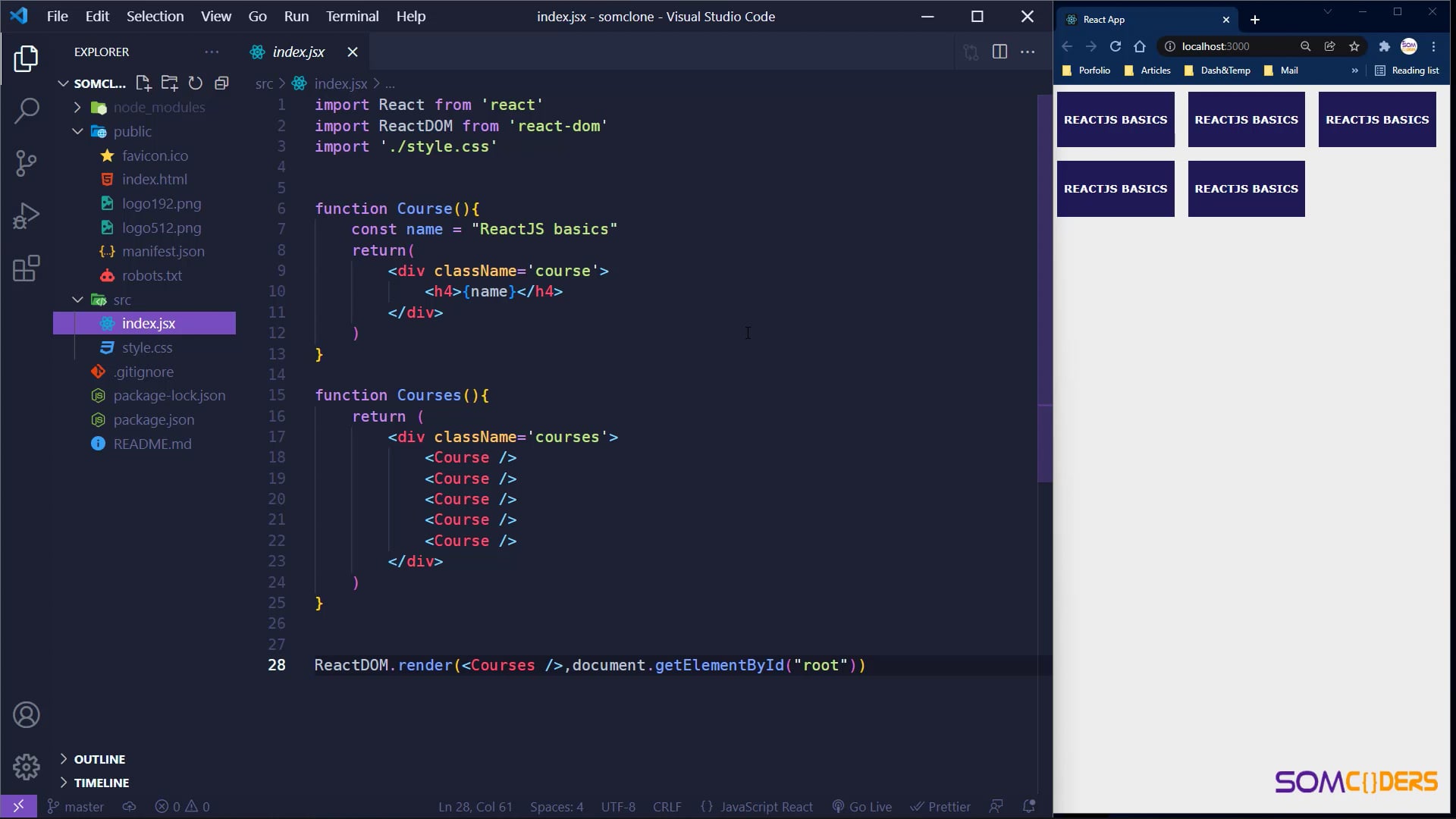 Lesson 7 React Props on Vimeo