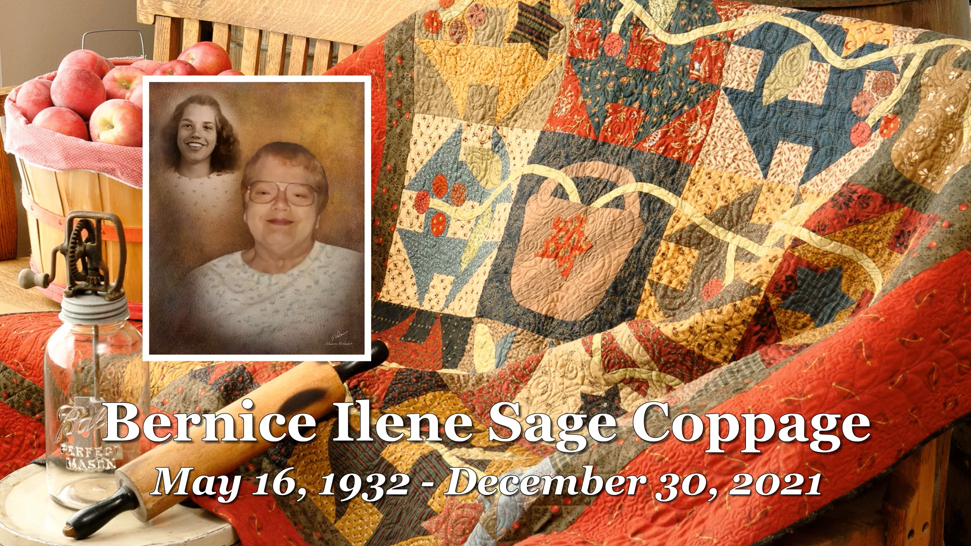 Bernice Ilene Sage Coppage - Morgan & Nay Bernice Coppage on Vimeo