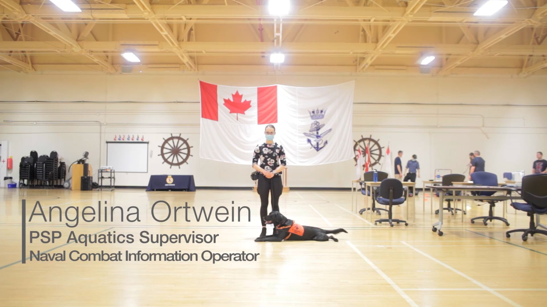 HMCS Nonsuch therapy dog visit on Vimeo