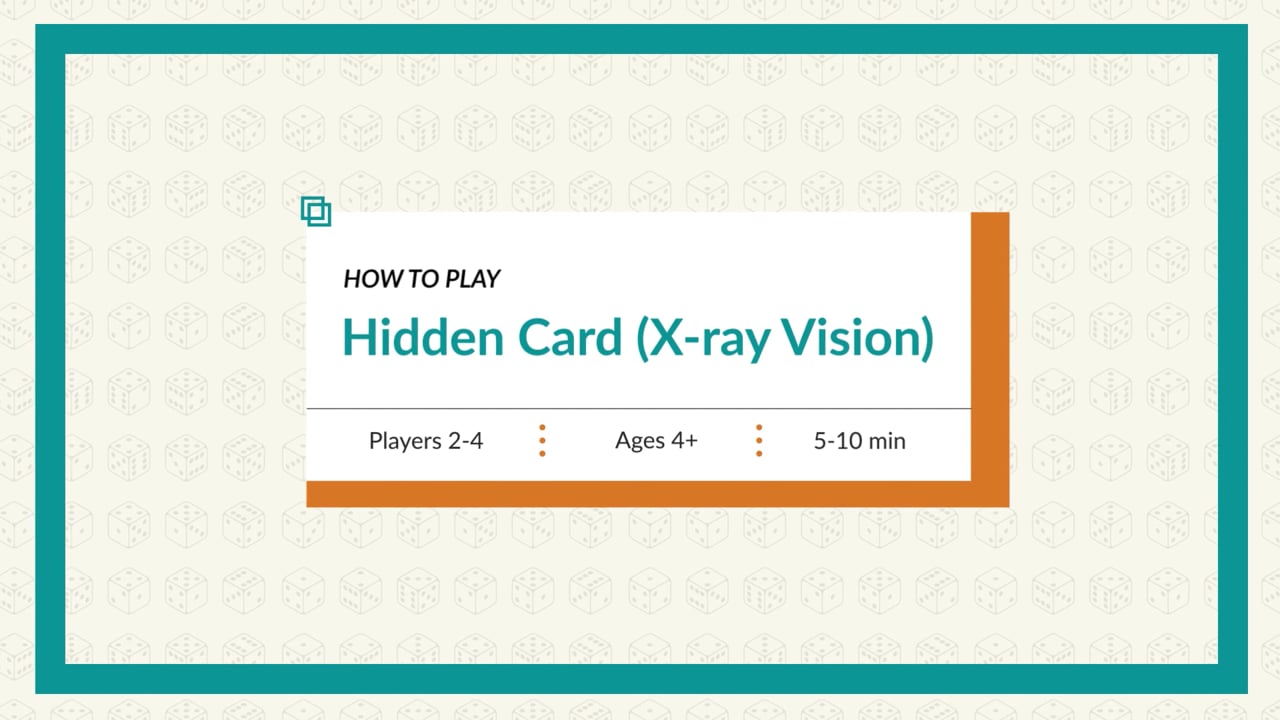 Hidden Card (X-Ray Vision Game)