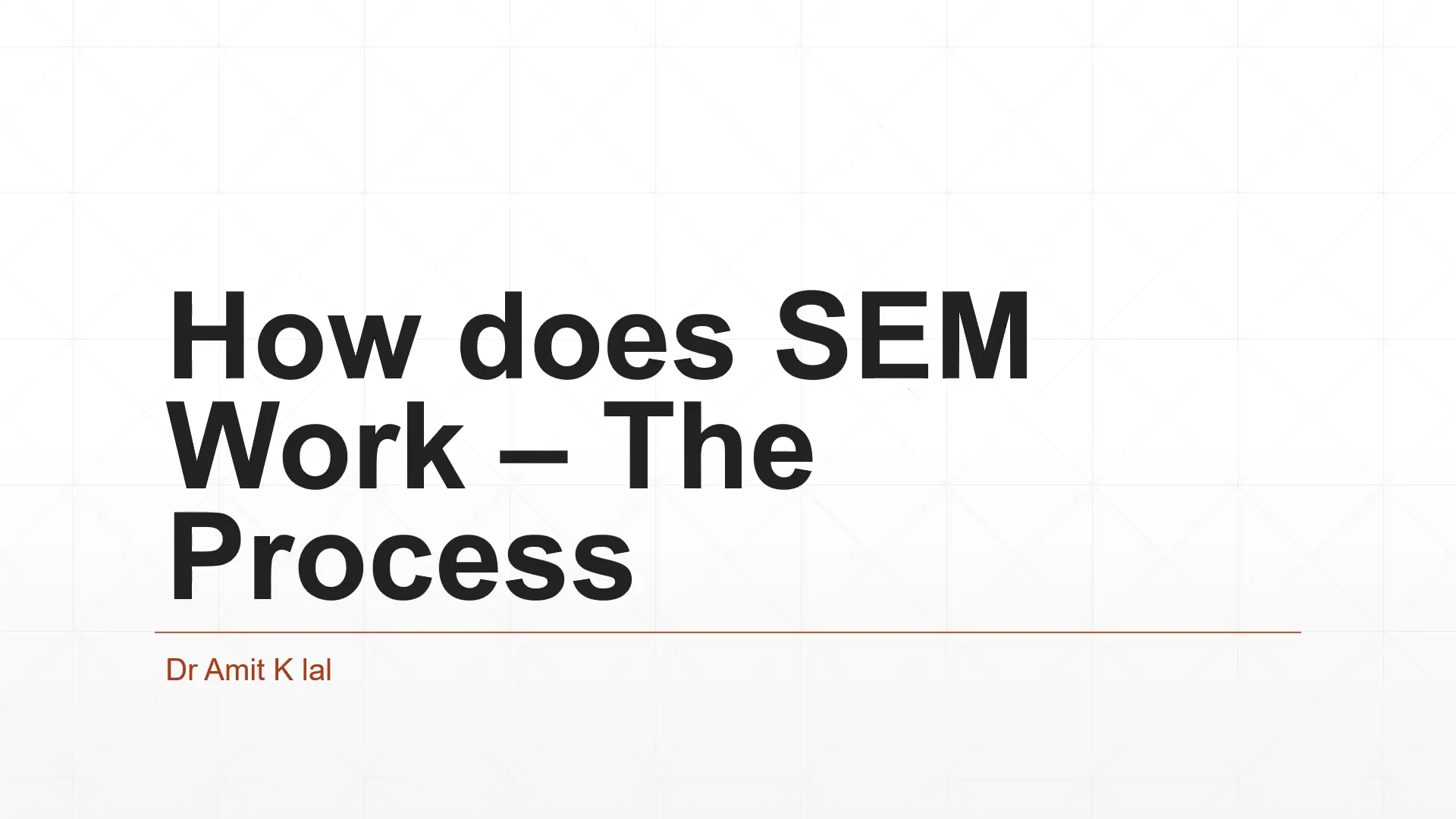 How to SEM process works? on Vimeo