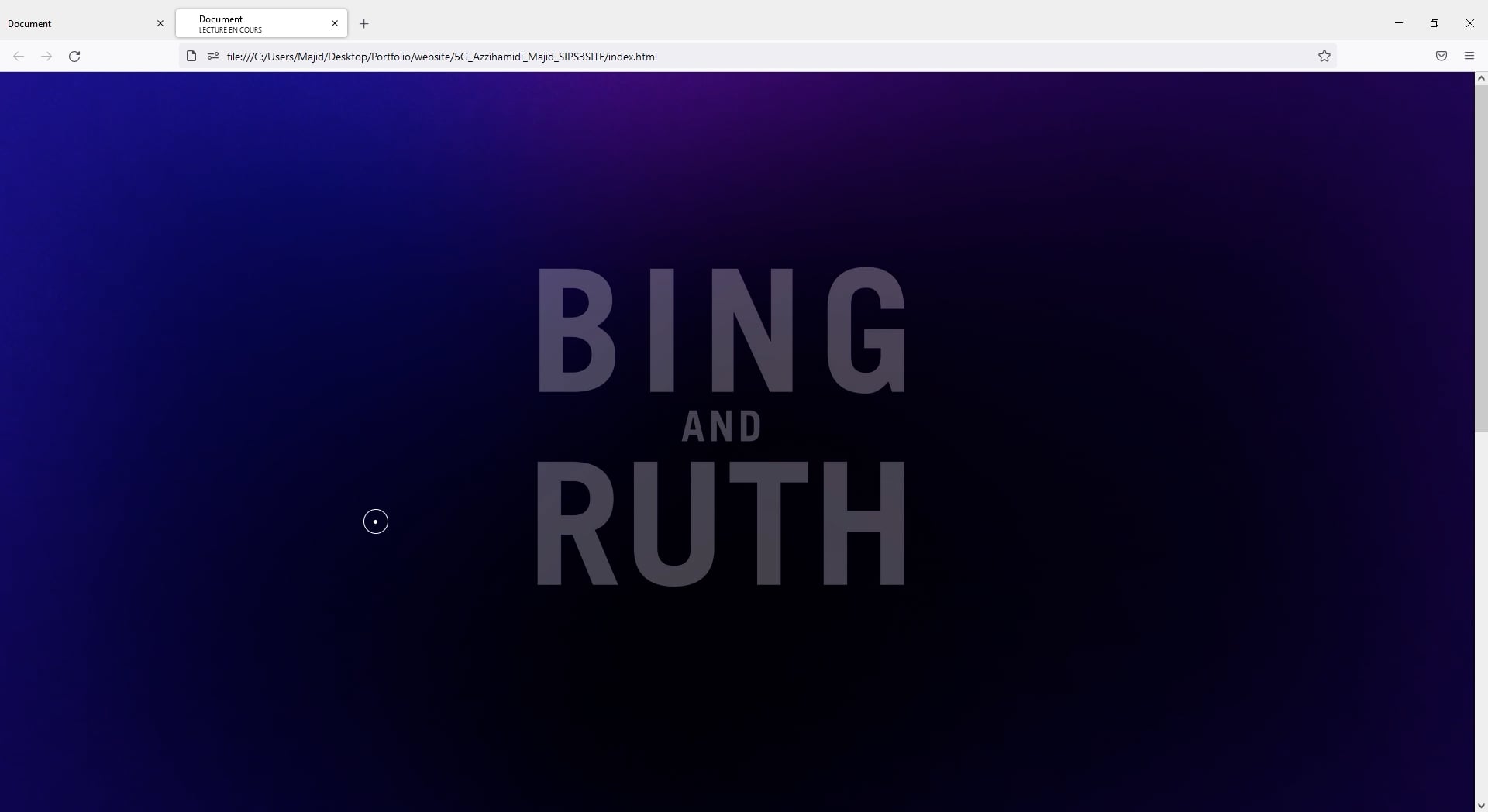 Bing and Ruth on Vimeo