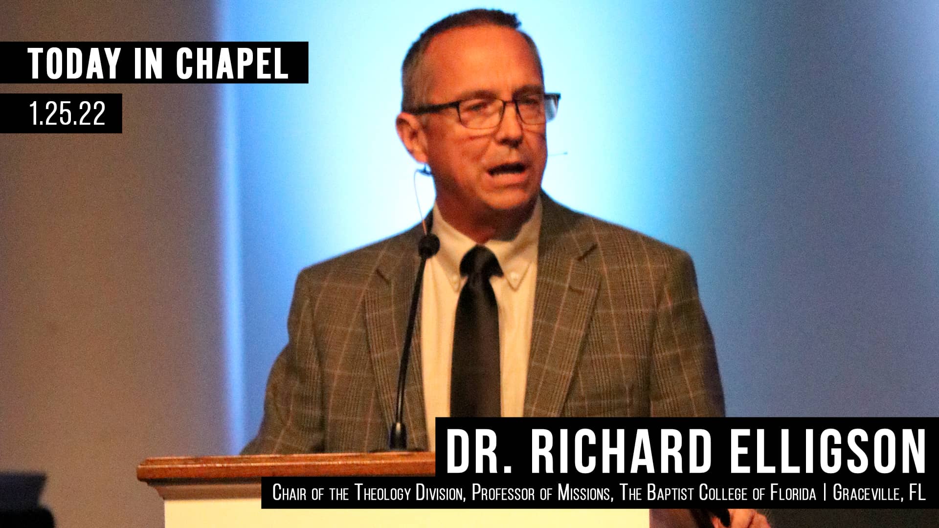 Chapel | Dr. Elligson | January 25, 2022 on Vimeo