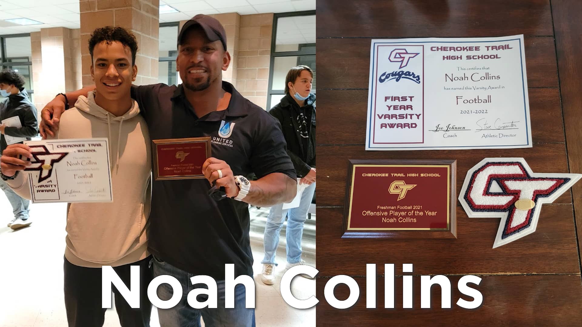 Noah Collins Football Reel on Vimeo