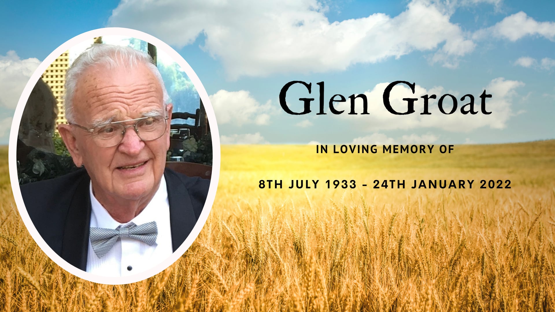 Griffith Regional Funeral Service - Burial and Life Celebration of GLEN ...