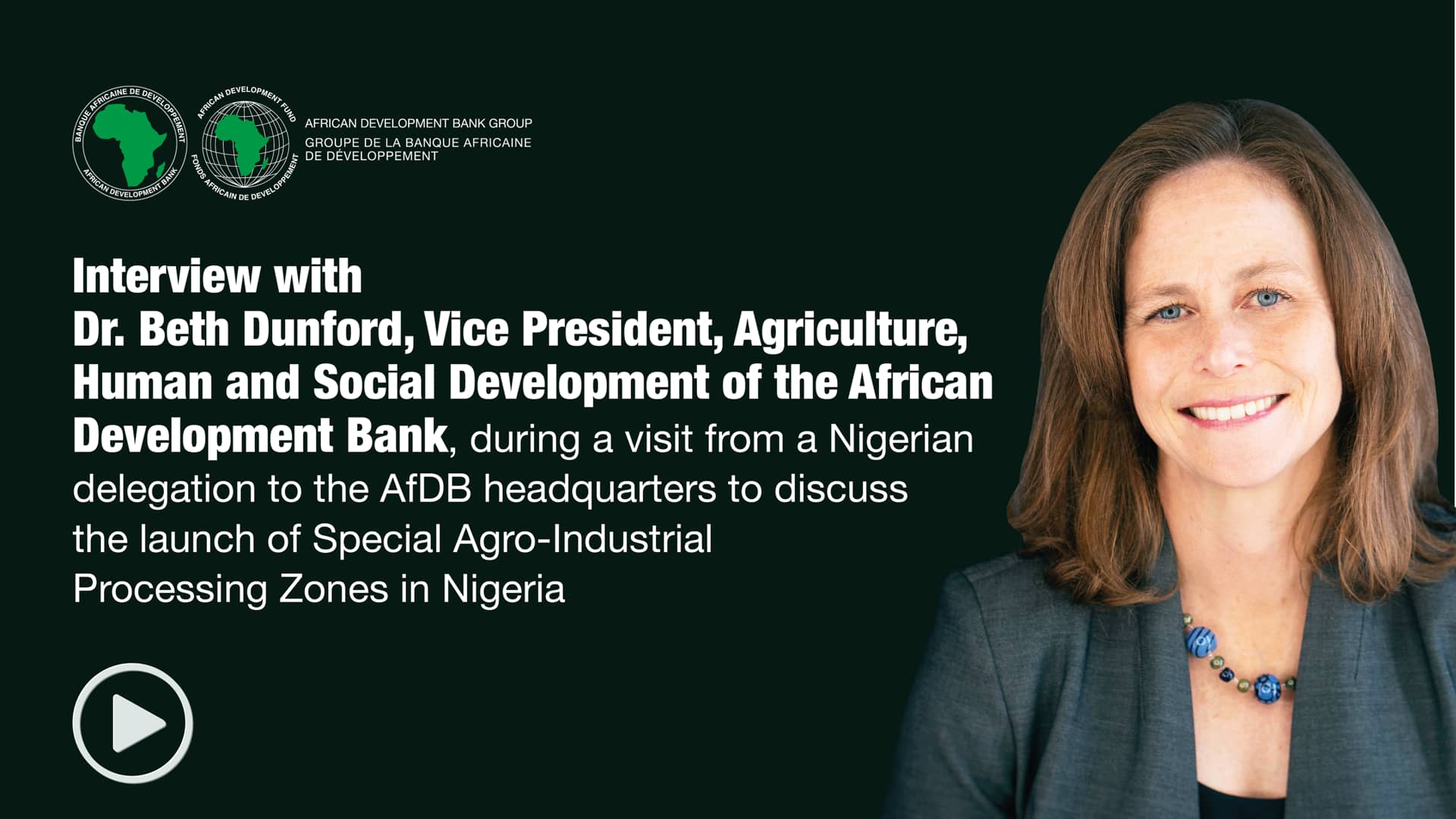 SAPZ Nigeria: Interview with Dr. Beth Dunford, AfDB Vice President ...