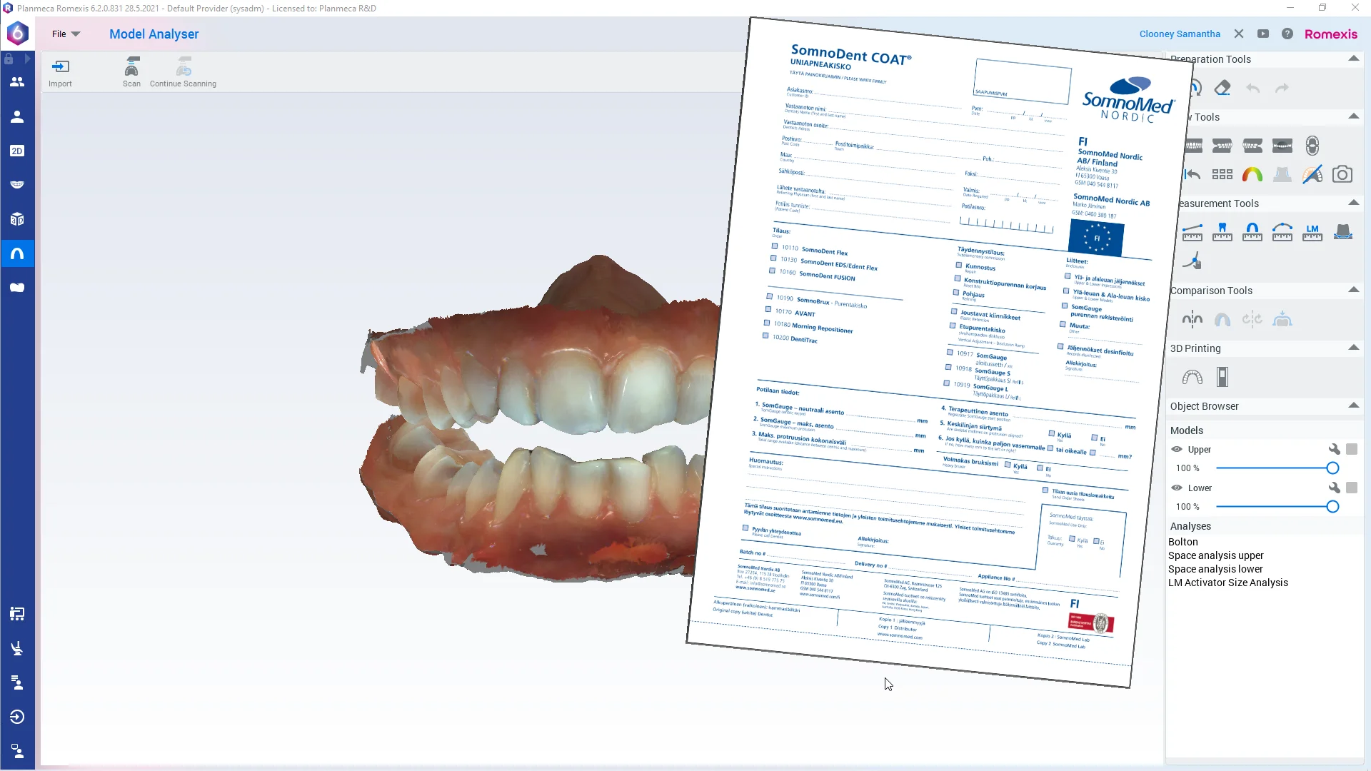 How to Send sleep apnea device order to SomnoMed on Vimeo