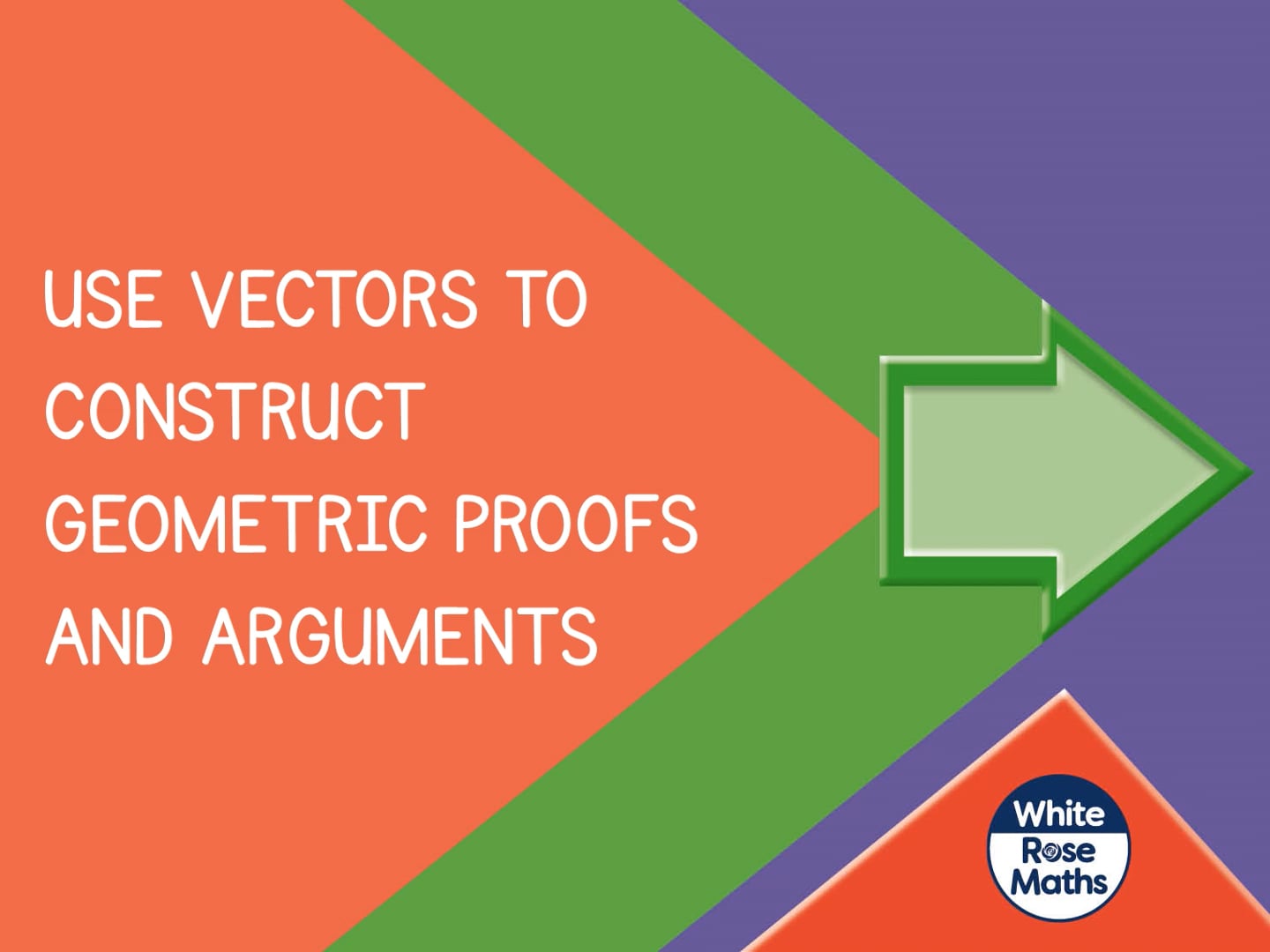 Spr10.3.10 - Use vectors to construct geometric proofs and arguments on ...