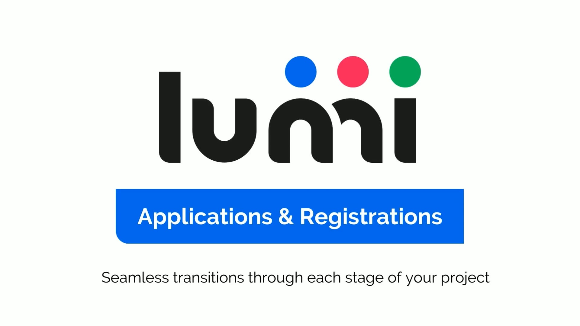 Lumi Applications - Seamless transitions through each stage on Vimeo