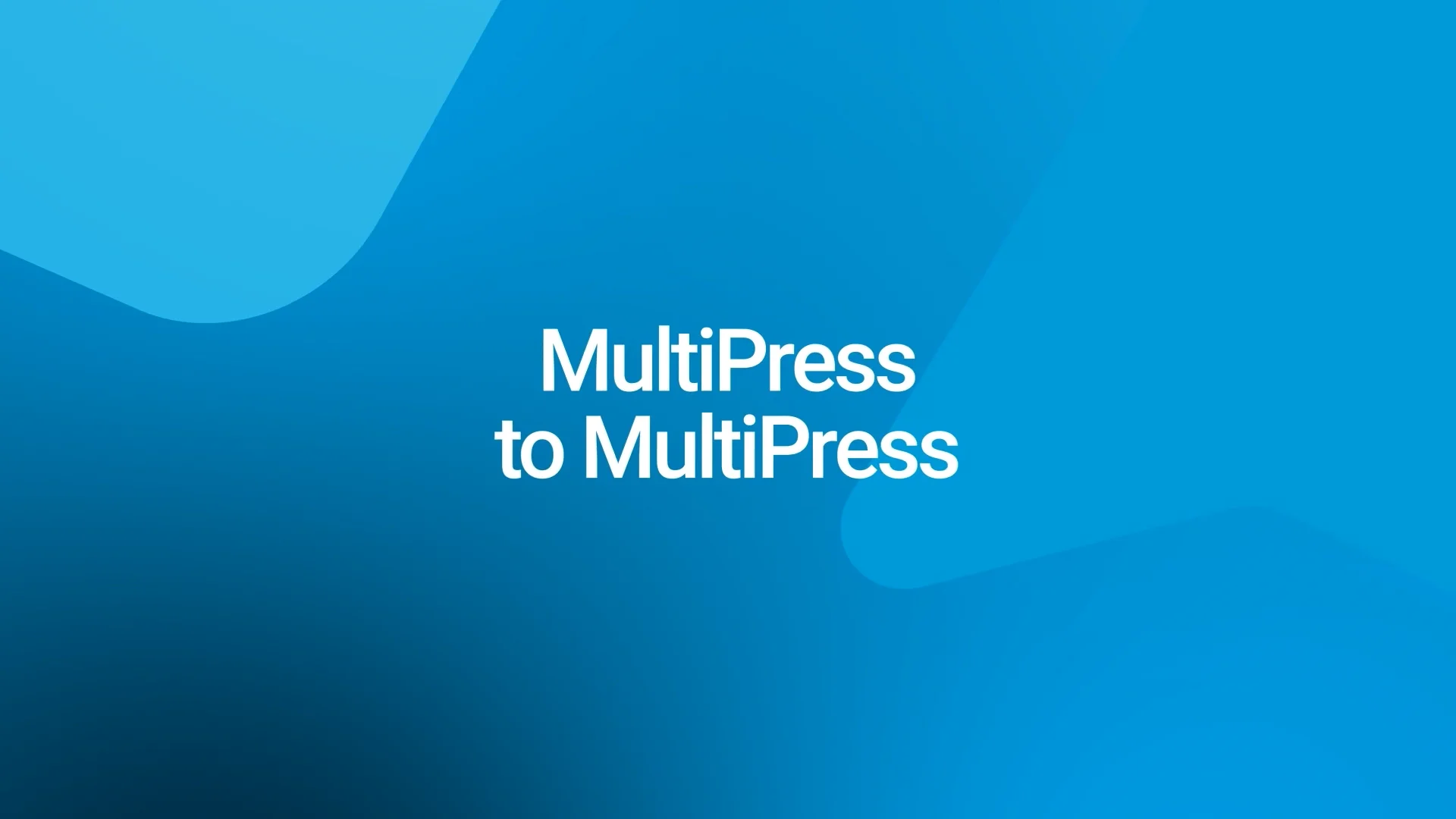 MultiPress zu MultiPress | MultiPress-Demonstrationen - DE