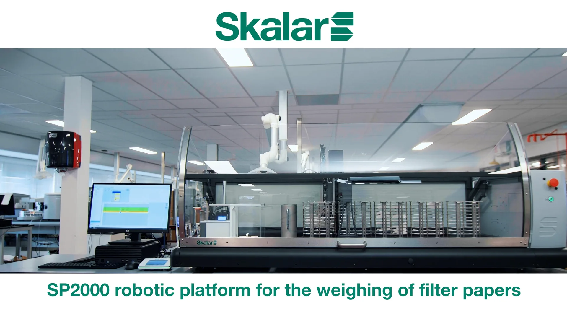 SP2000 robotic platform for the weighing of filter papers