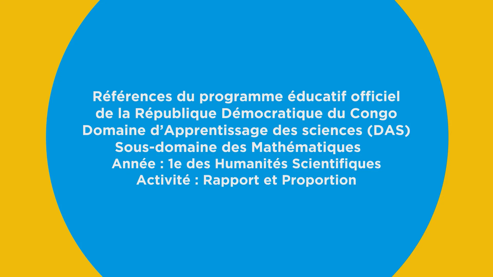 Rapport et proportion - MATH on Vimeo