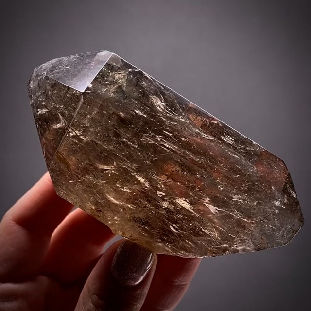 Smoky Quartz (with bubble inside!) - QTZ22-21 - Mogok Valley - Myanmar ...