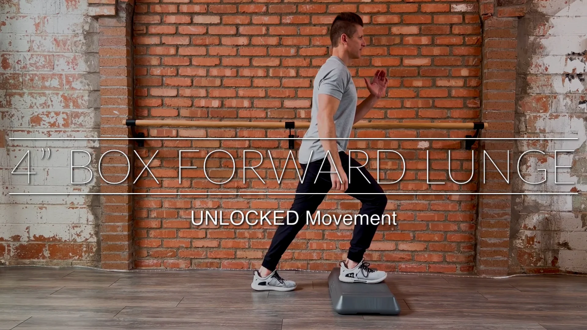 4” Box Forward Lunge on Vimeo