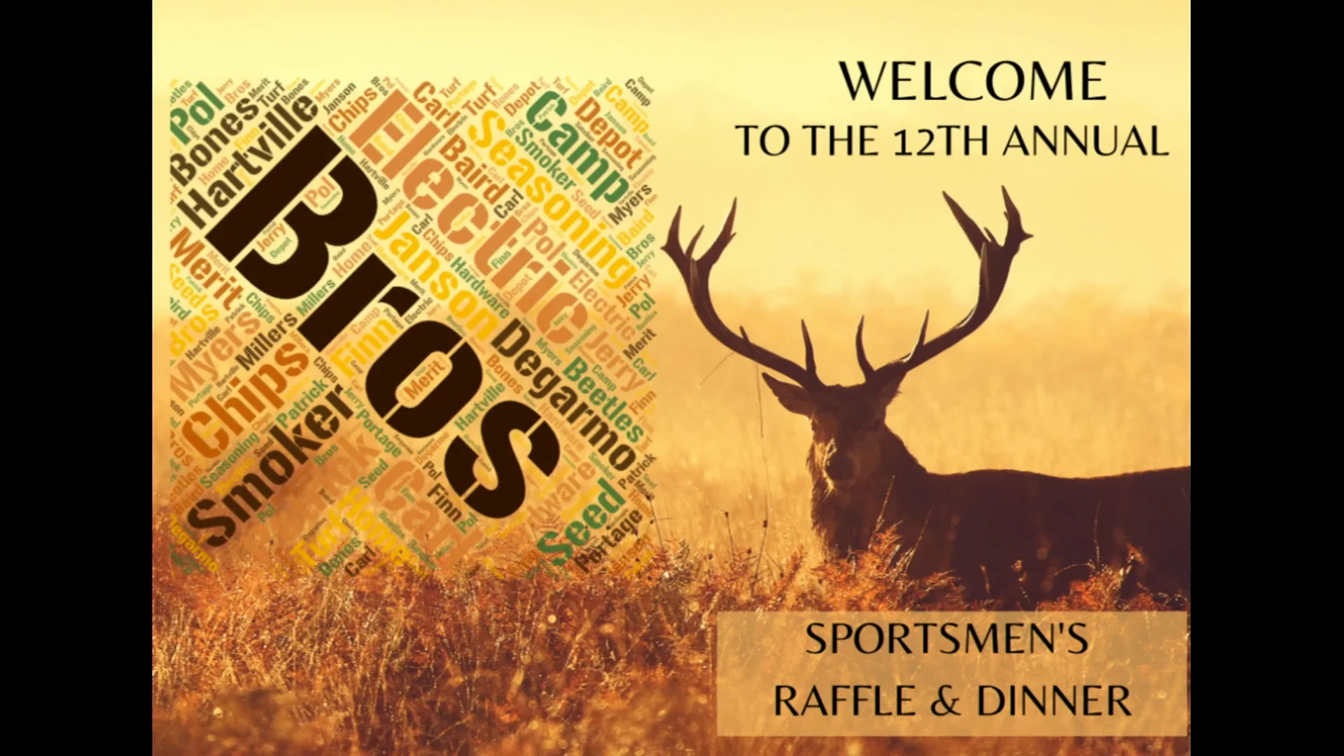 2022 Sportsmans Dinner with Speaker, Brodie Swisher