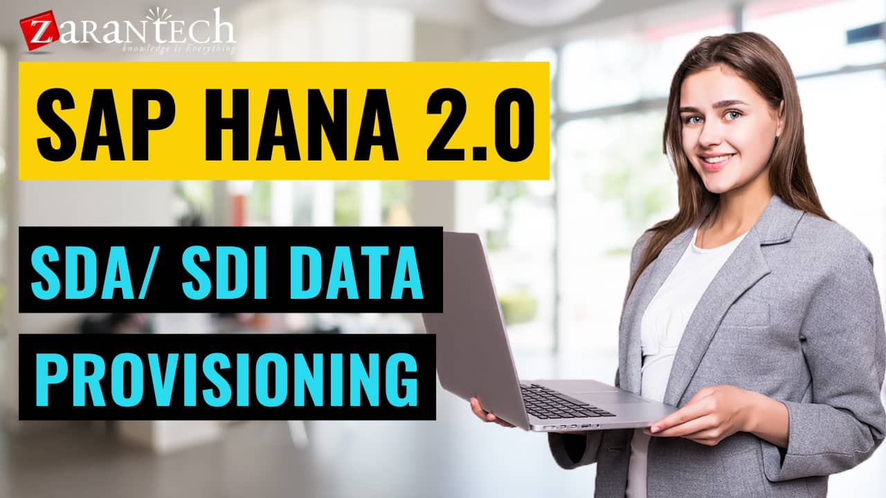 SDA/ SDI Data Provisioning - SAP HANA 2.0 Training on Vimeo