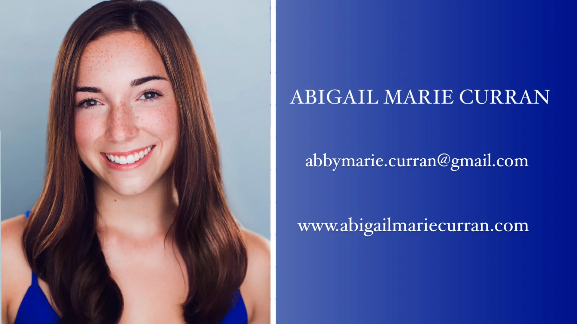 Abigail Marie Curran- Dance Reel on Vimeo