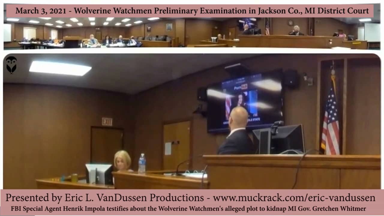 FBI Agent Henrik Impola Testifies About MI Gov. Whitmer Memes and ...