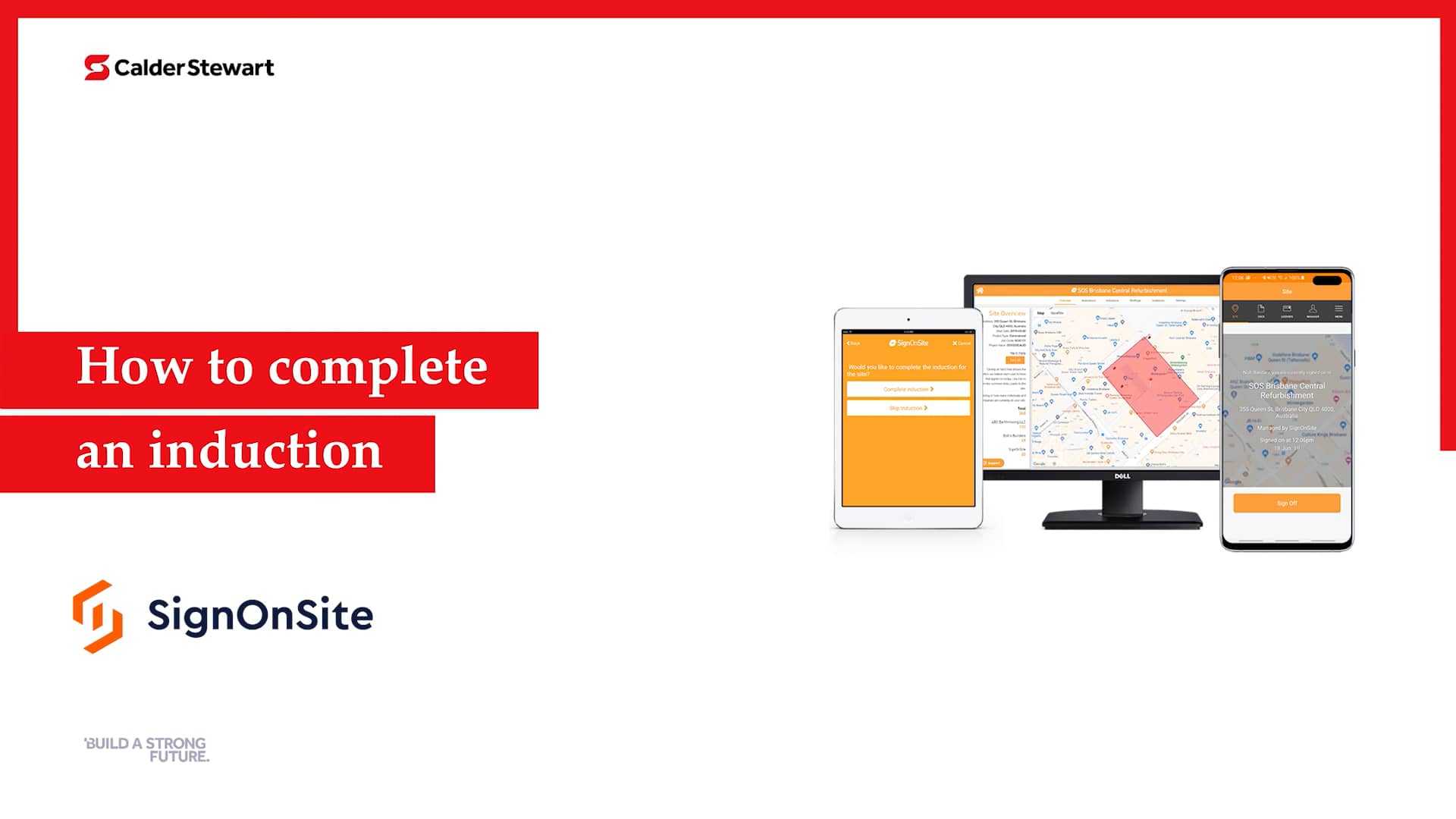 Sign On Site Tutorial - How to complete an induction on Vimeo