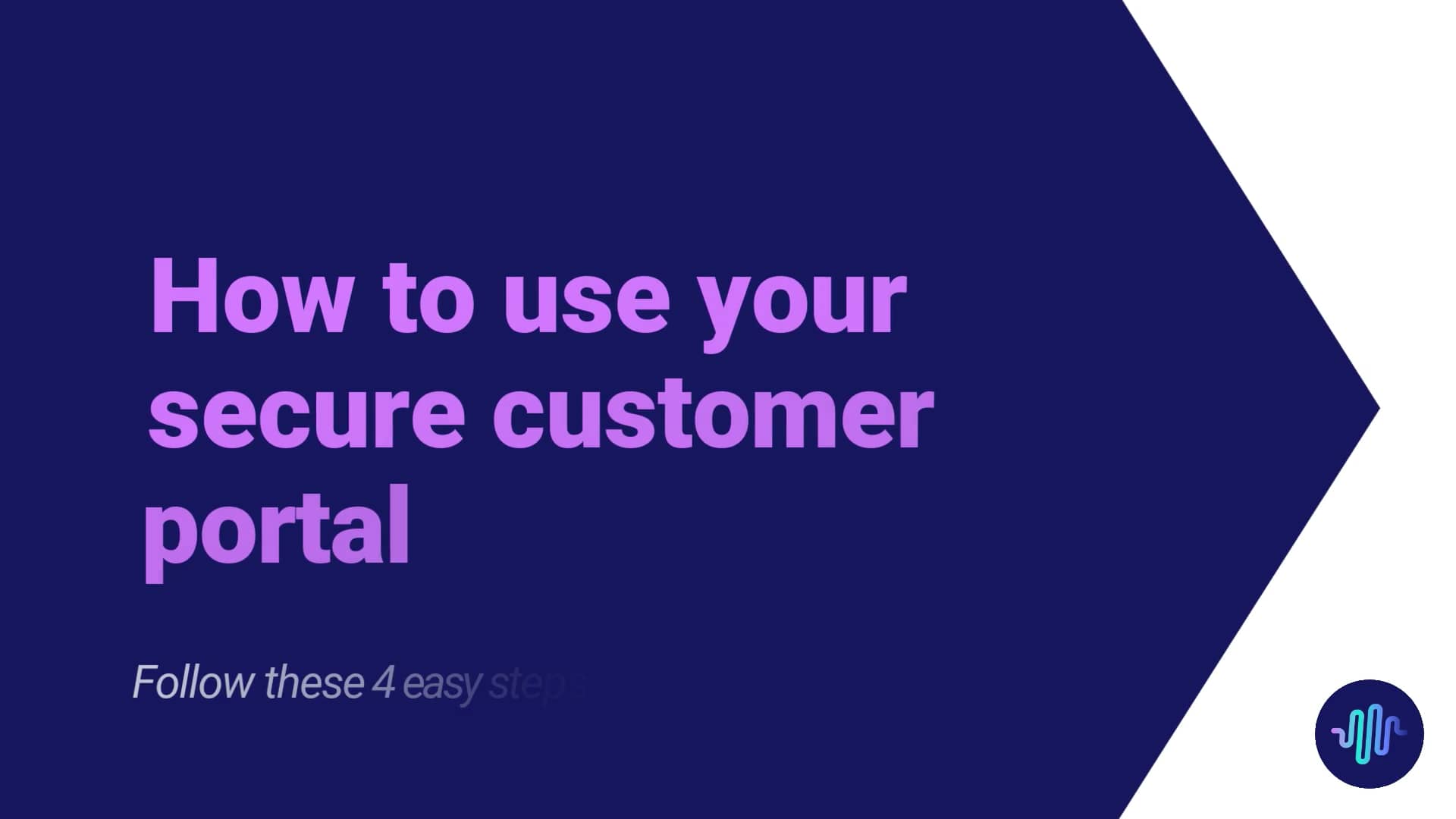 How to use your Secure Customer Portal on Vimeo