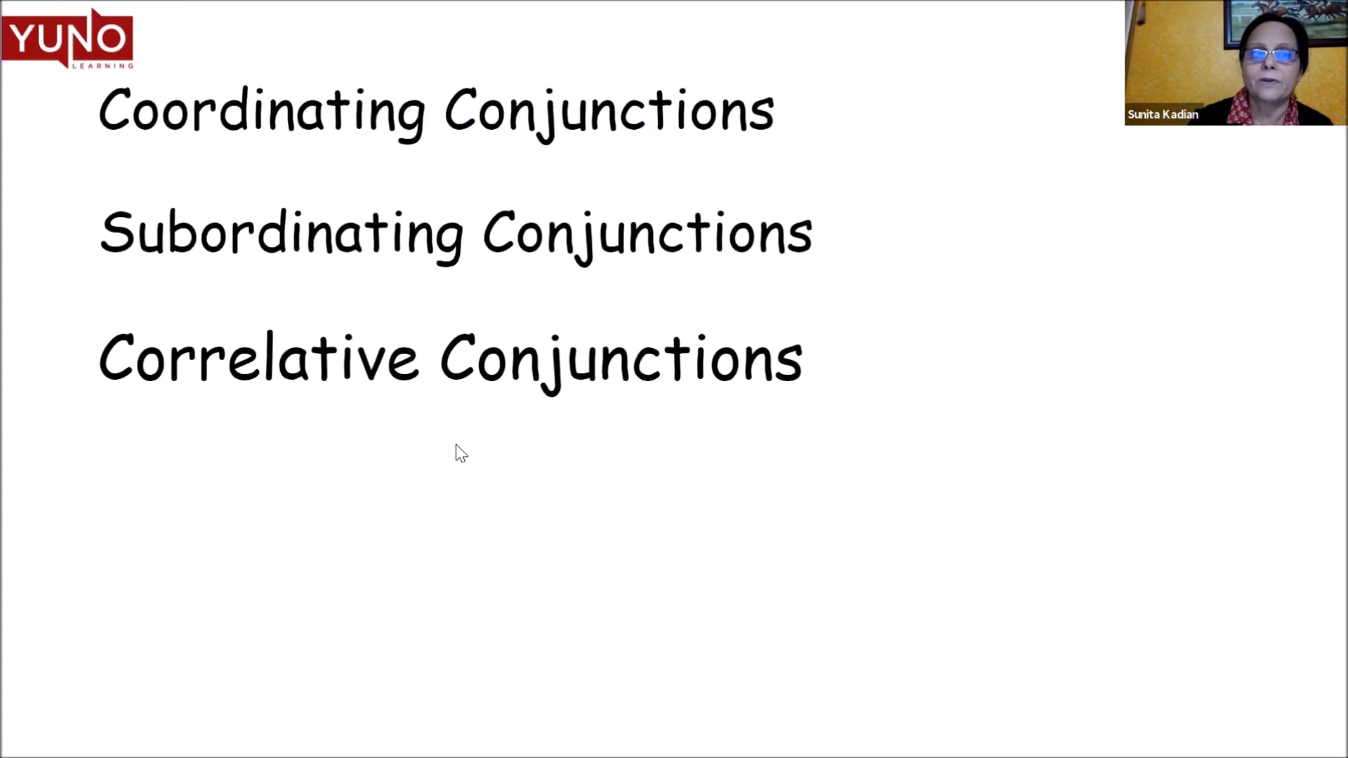 Types of Conjunctions - Yuno Learning