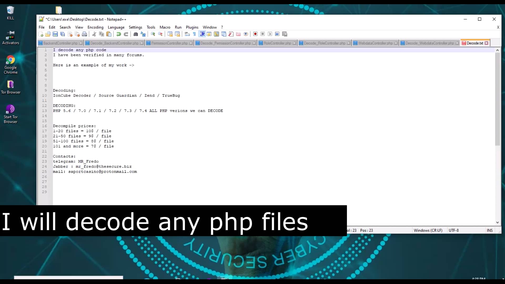 Decode sourceguardian Online on Vimeo