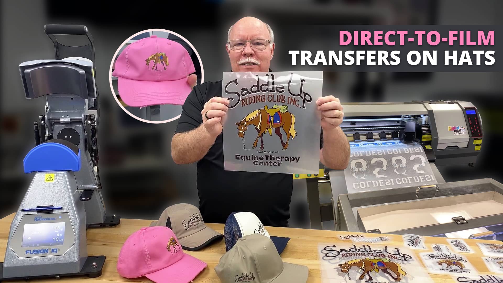 Direct-to-Film Transfers on Hats | DTF-24H2 on Vimeo