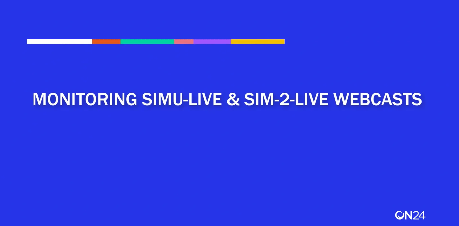 Monitoring Simu-live & Sim-2-Live Webcasts on Vimeo